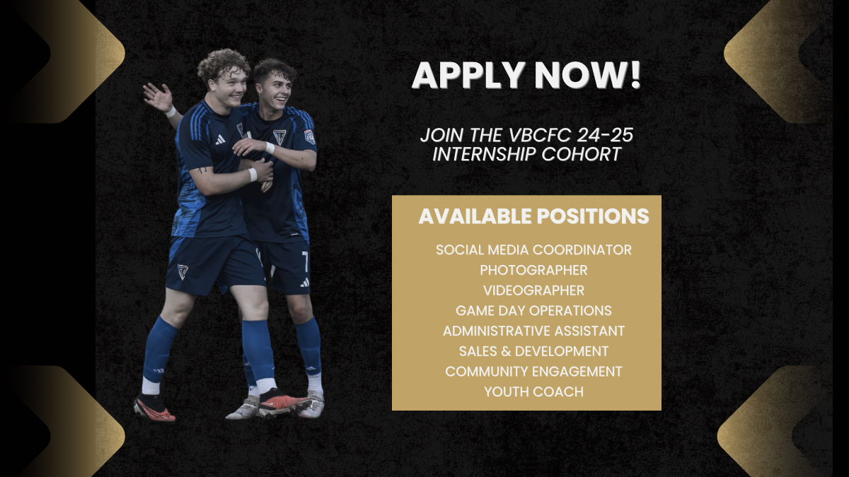 Virginia Beach City FC Launches Exciting Internship Program: Get Ready ...