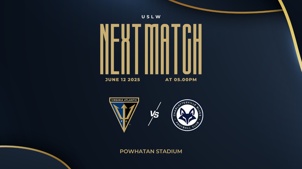 Virginia Atlantic FC Hosts Charlottesville Blues in Thursday Showdown ...